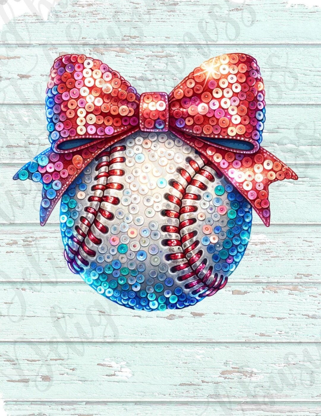 Disco Baseball Png File, Sparkly Baseball Png File, Png File Download ...