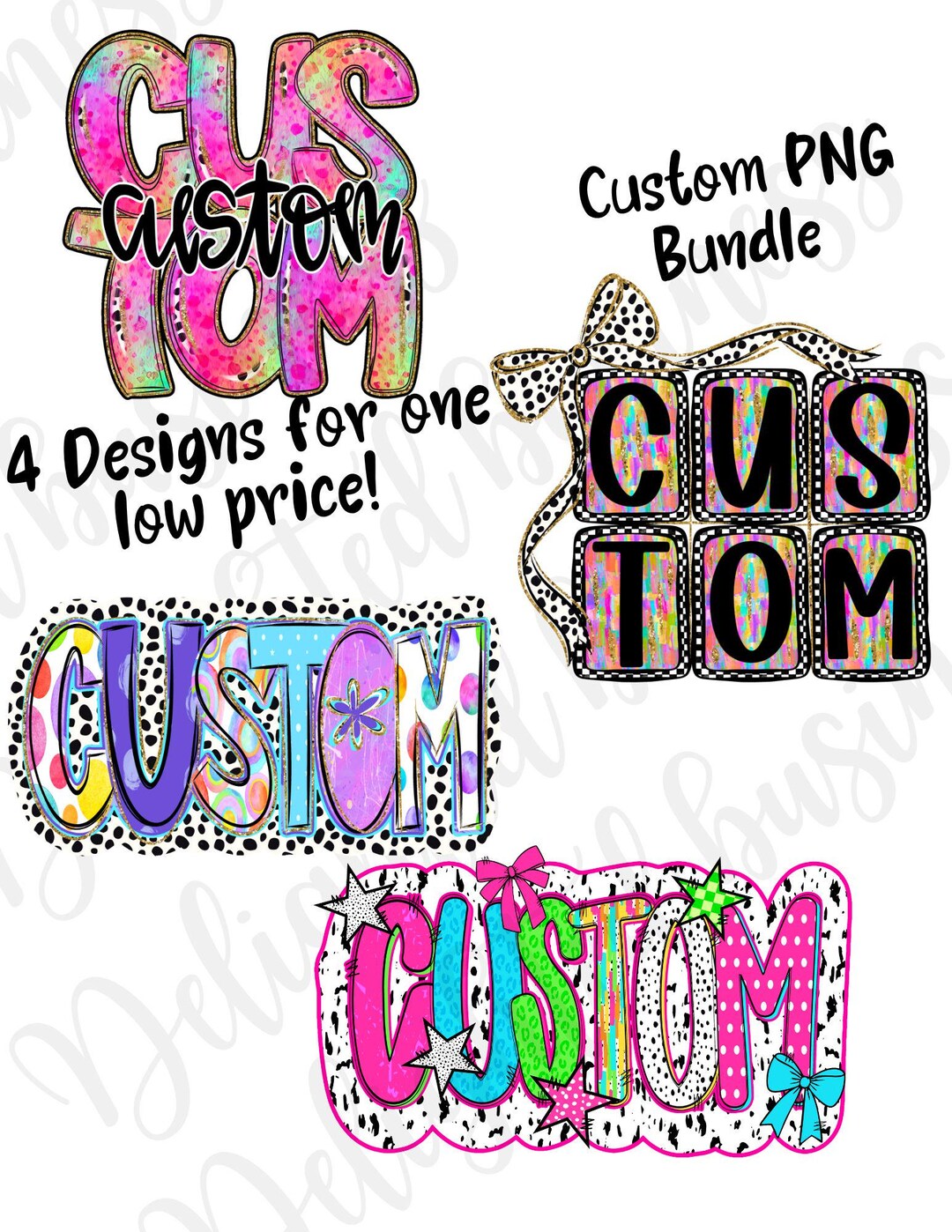Bundle of Custom Png File, Preppy Custom Png Design, Mascot Png Design ...