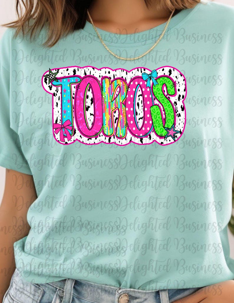 Bundle of Toros Png File, Mascot Png File, Preppy Toros Png Design ...