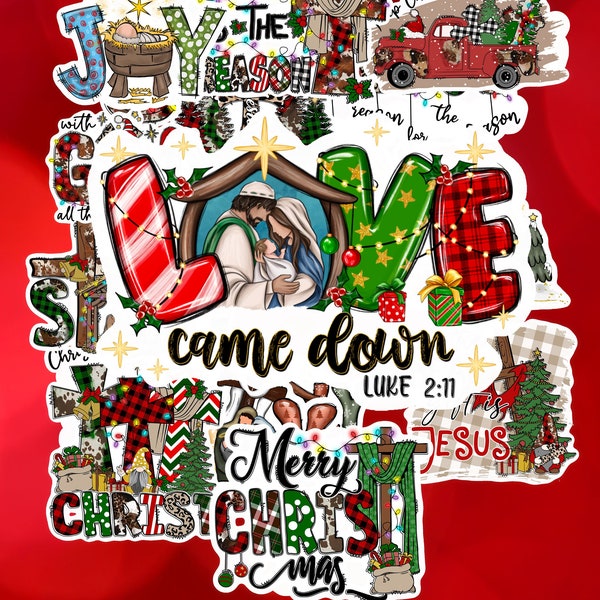 Christmas Bible Verse Sticker - Etsy