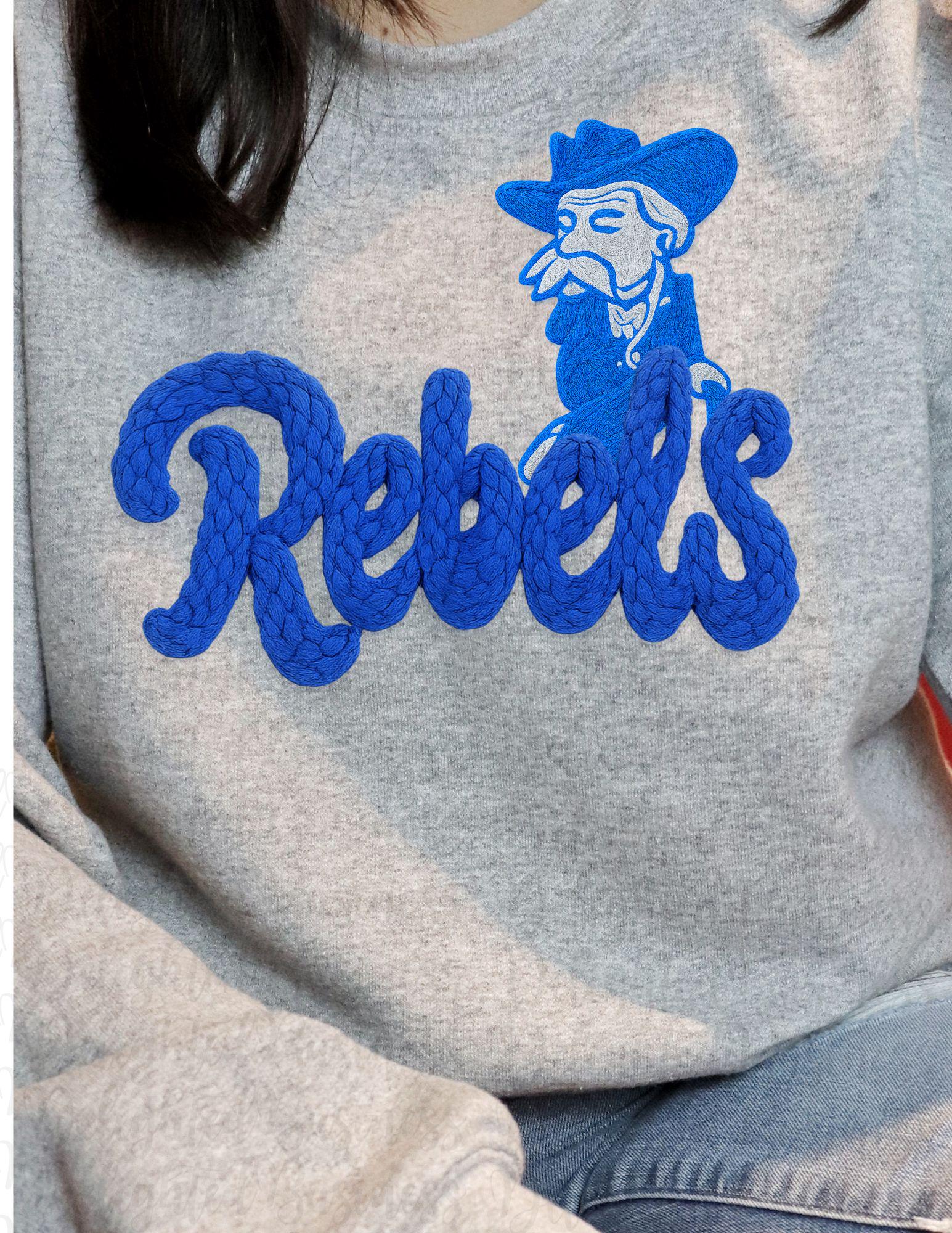 Faux Yarn Rebels Png Design for Shirt, Faux Yarn Mascot Png File, Png ...