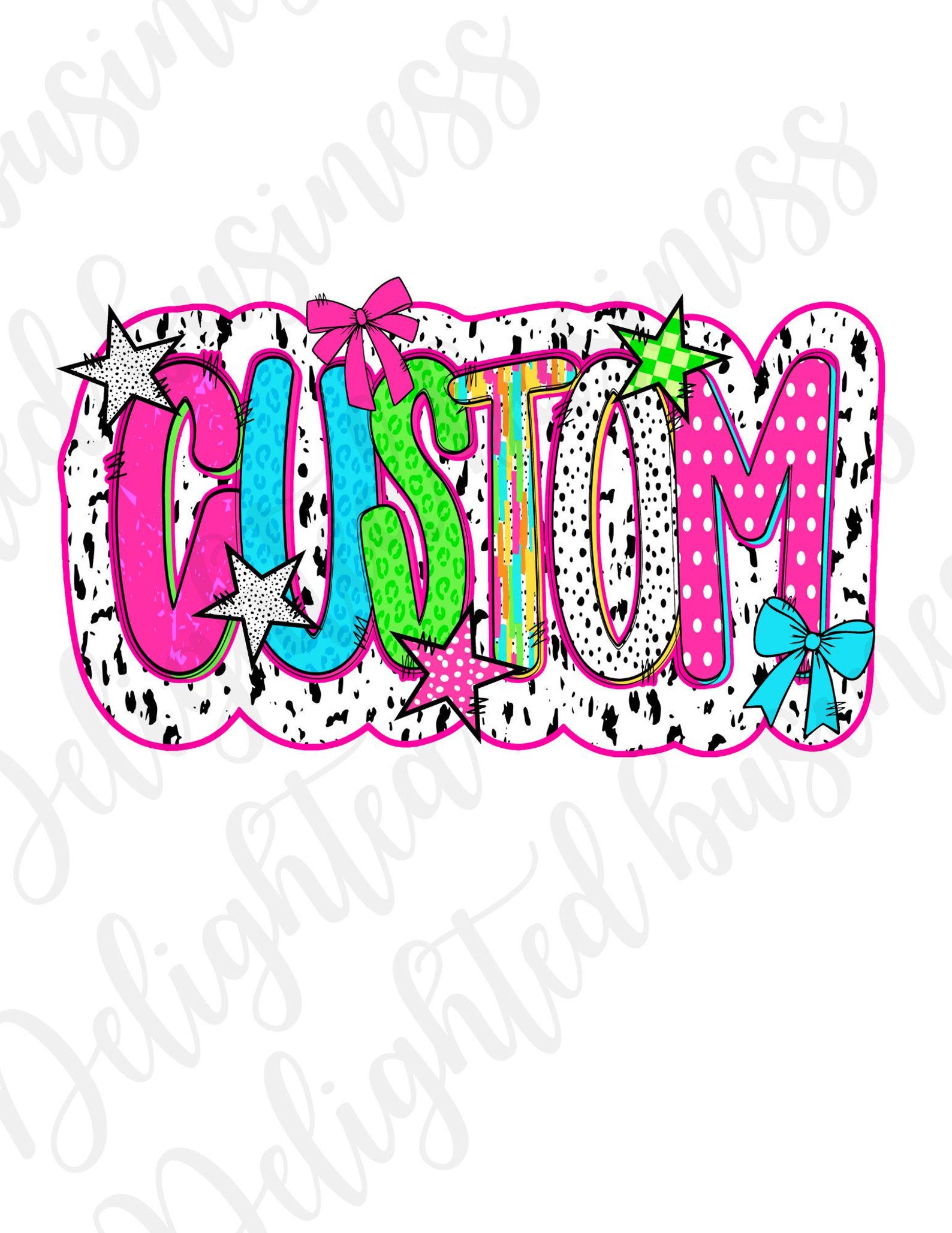 Custom Preppy PNG Design: Personalized Mascot, Occupation (digital ...