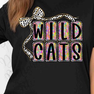 Wildcats Png Design for Shirt, Mascot Png File, Png File Download ...