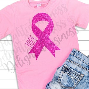 Breast Cancer Awareness Png Design for Shirt, Hope Png File, Png File ...