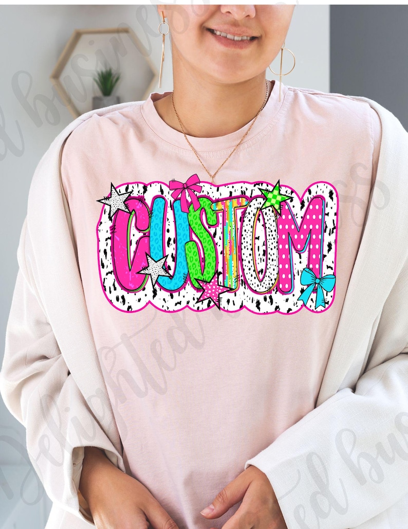 Custom Preppy PNG Design: Personalized Mascot, Occupation (digital ...