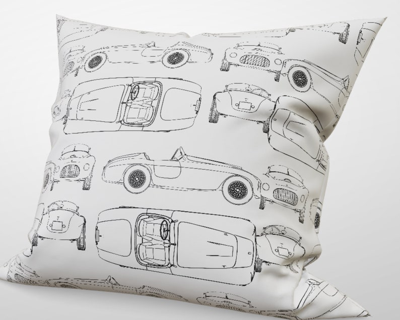 Retro Cars Digital Paper Set, Car Patterns, Backgrounds, Trendy ...