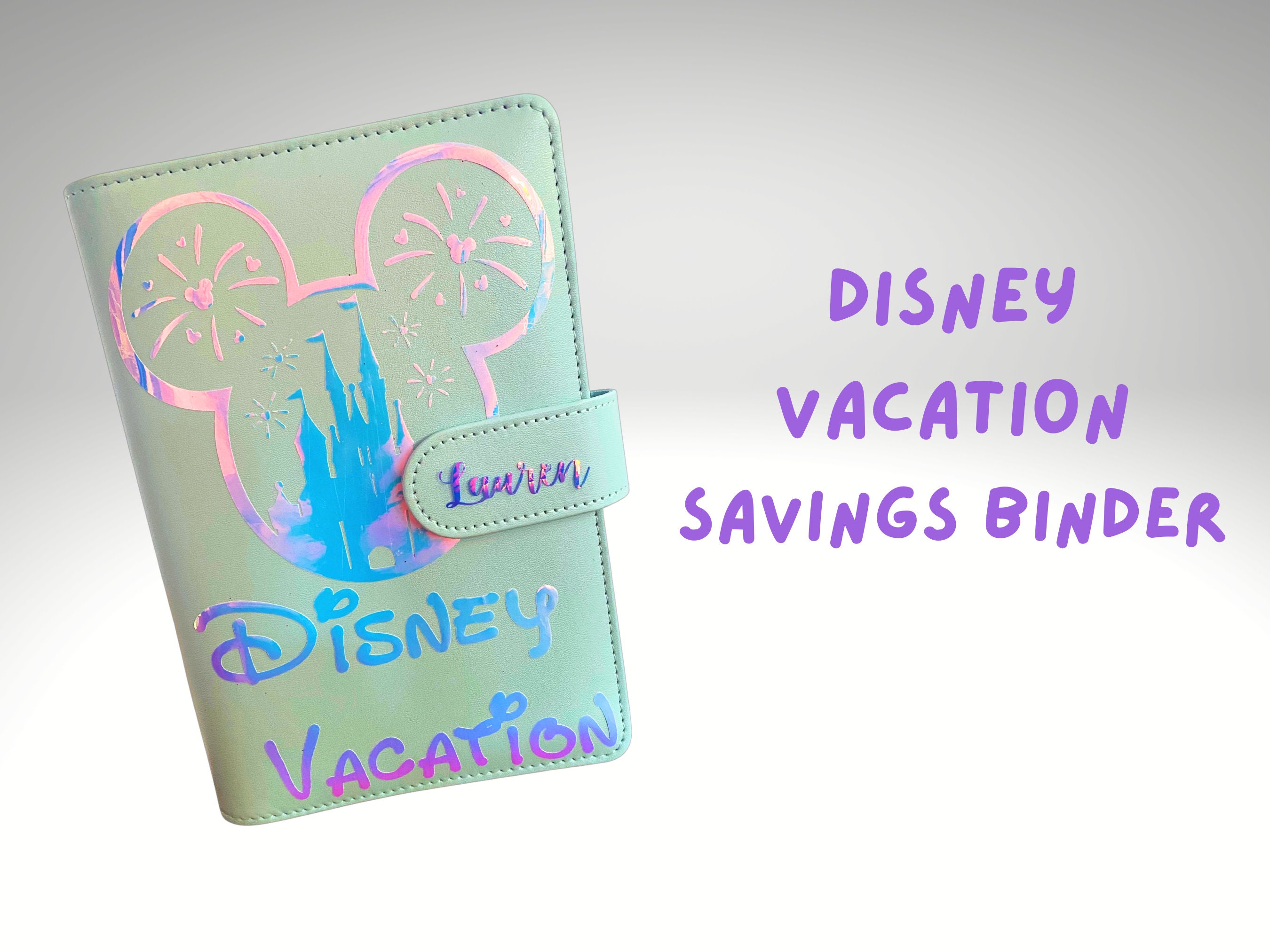 Disney Vacation Savings Binder Bundle A6 Size Binder A6 Labeled ...