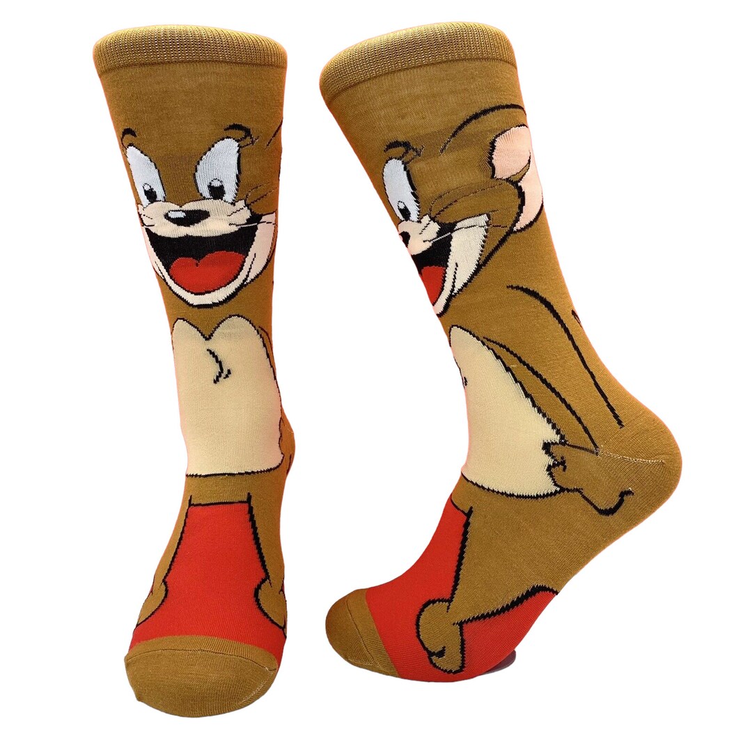 Cartoon Socks Womens & Mens Fun Novelty Crew Character 360 - Etsy