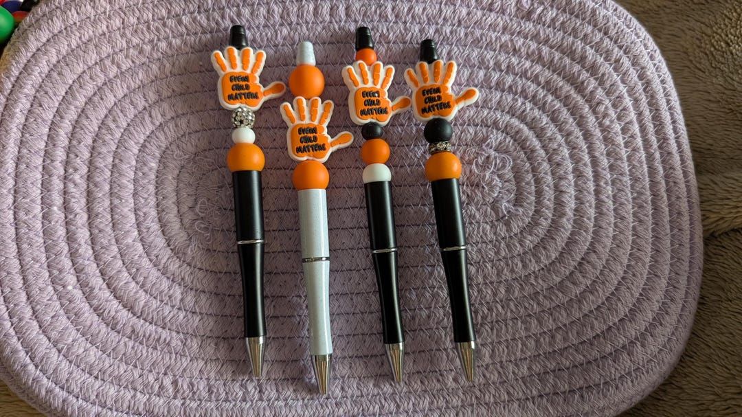 Every Child Matters Custom Silicone Beaded Pens - Etsy