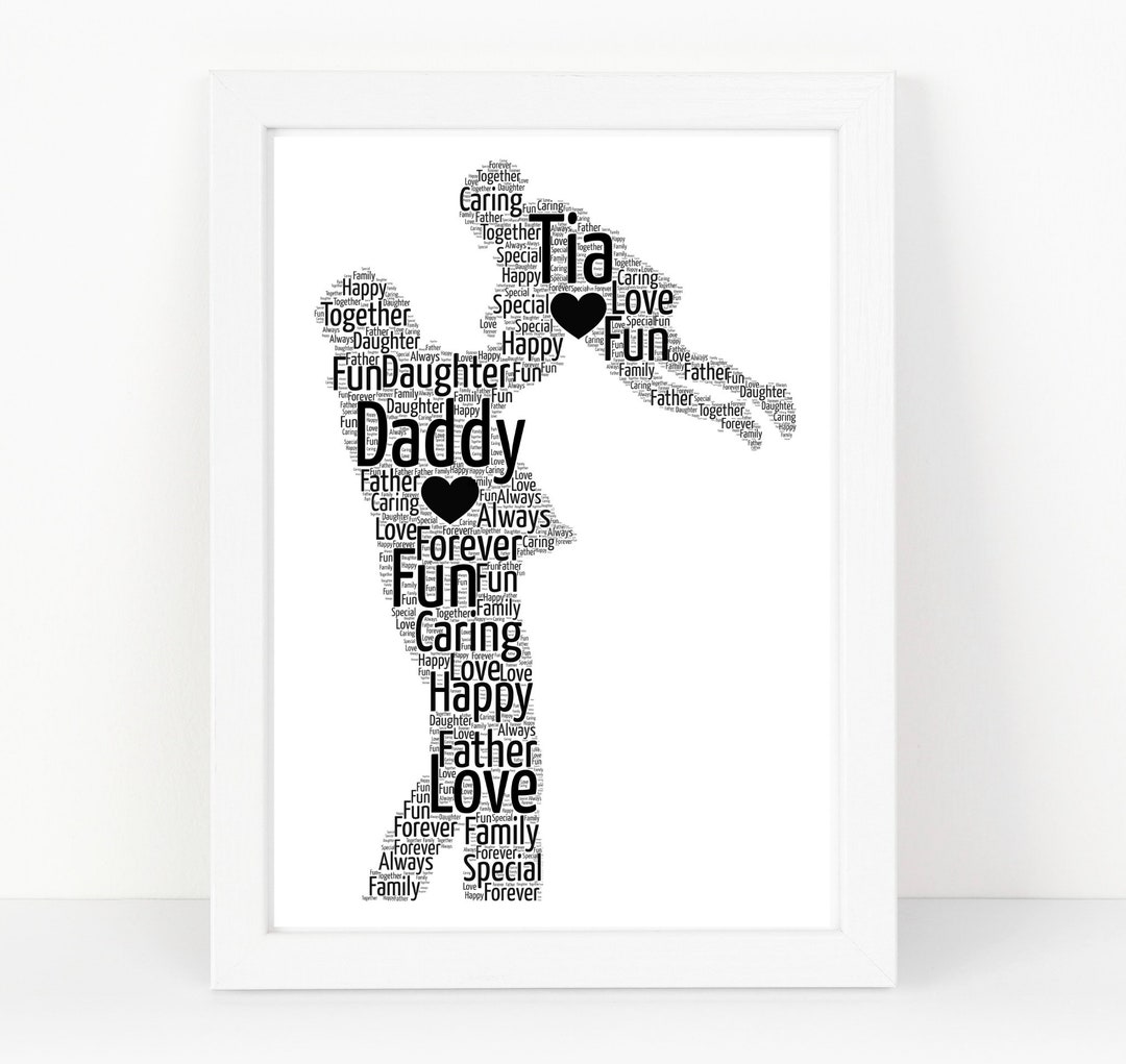 Personalisierte Daddy und Tochter für Papa Daddy Mädchen Geschenk ...