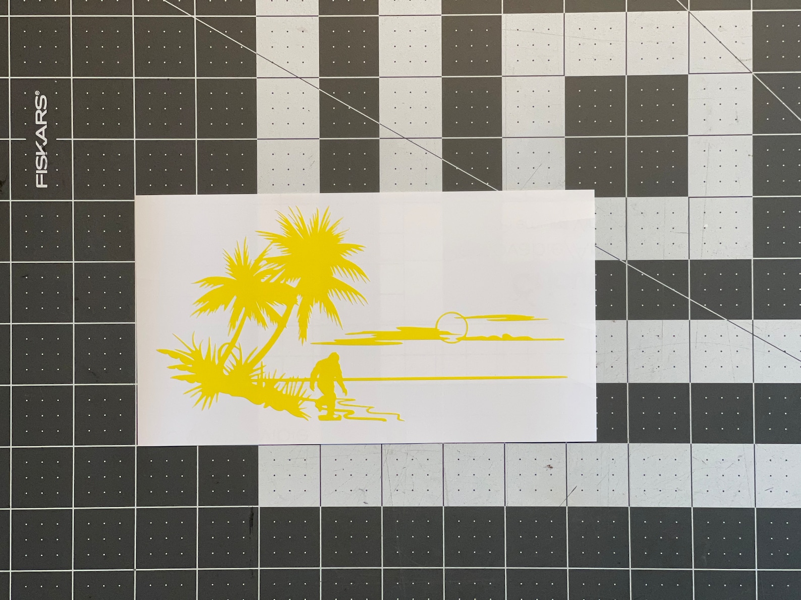 Bronco Sasquatch on the Beach Dash Decal - Etsy