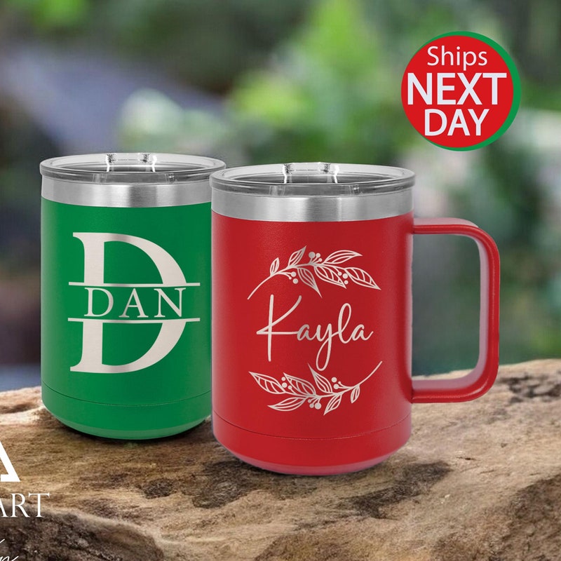 Custom Logo Mugs Engraved - Etsy