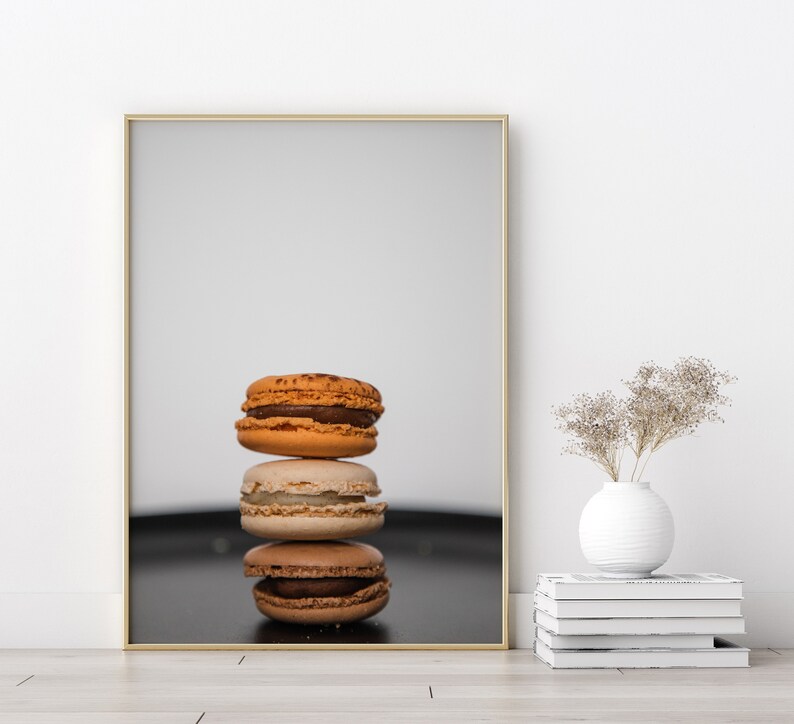 Printable, Macarons, Still Life, Digital Download, Wall Art, Kitchen ...