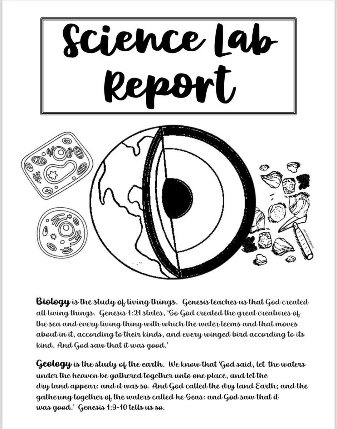 CC Cycle 1 Science Journals - Etsy