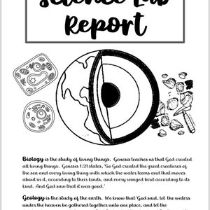 CC Cycle 1 Science Journals - Etsy