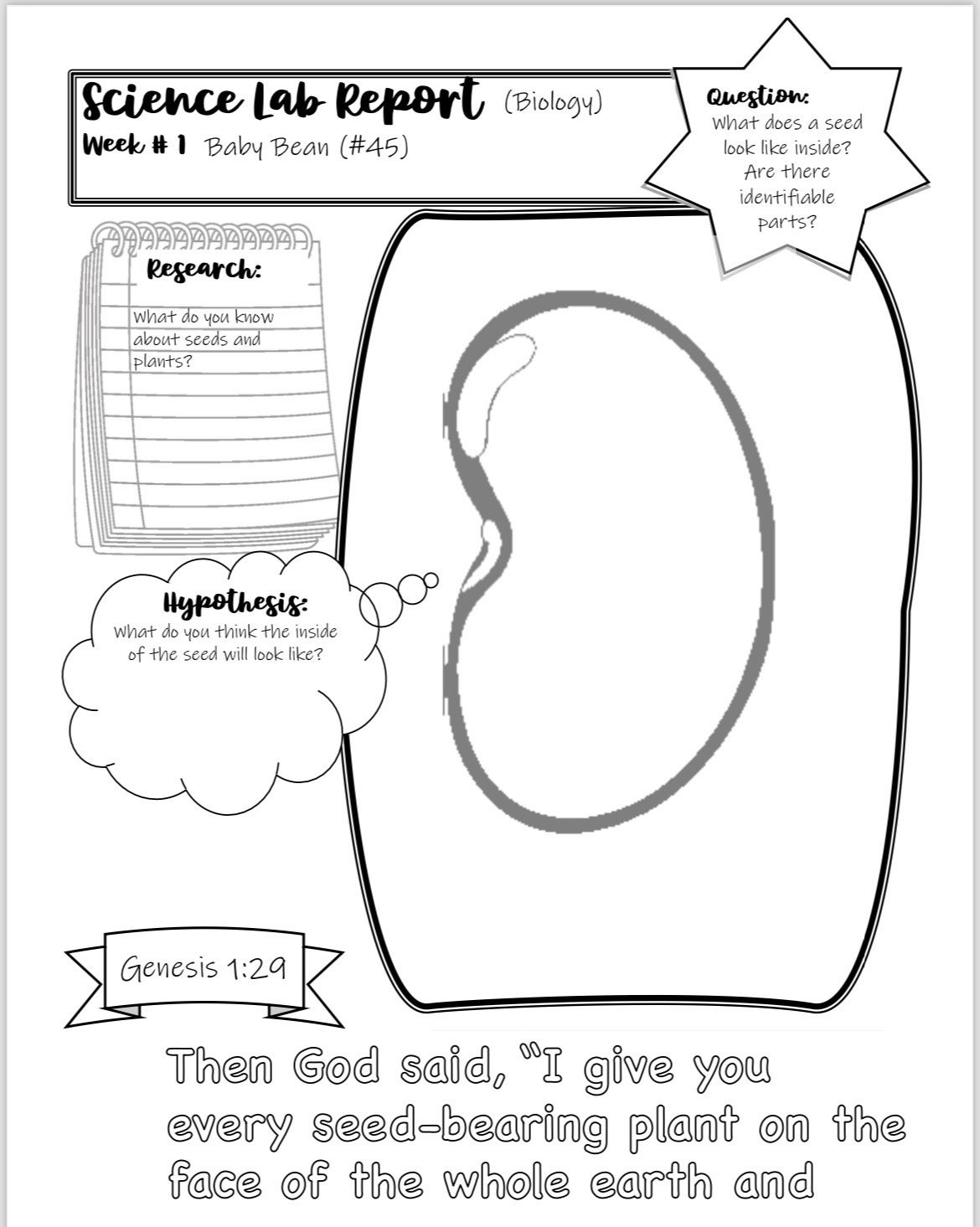CC Cycle 1 Science Journals - Etsy