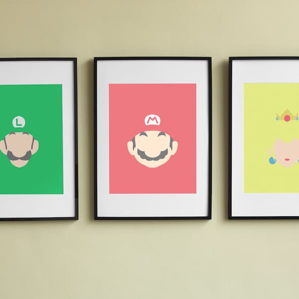 Super Mario Bedroom Decor - Etsy