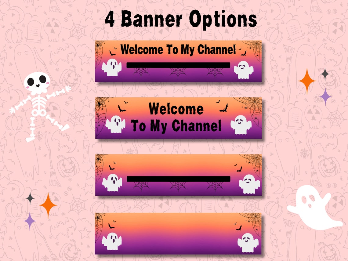 Halloween Twitch Overlay Package-ghost Twitch Halloween Overlay Twitch ...