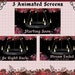 Animated Goth Twitch Overlay Package, Twitch Panels, Twitch Alerts ...