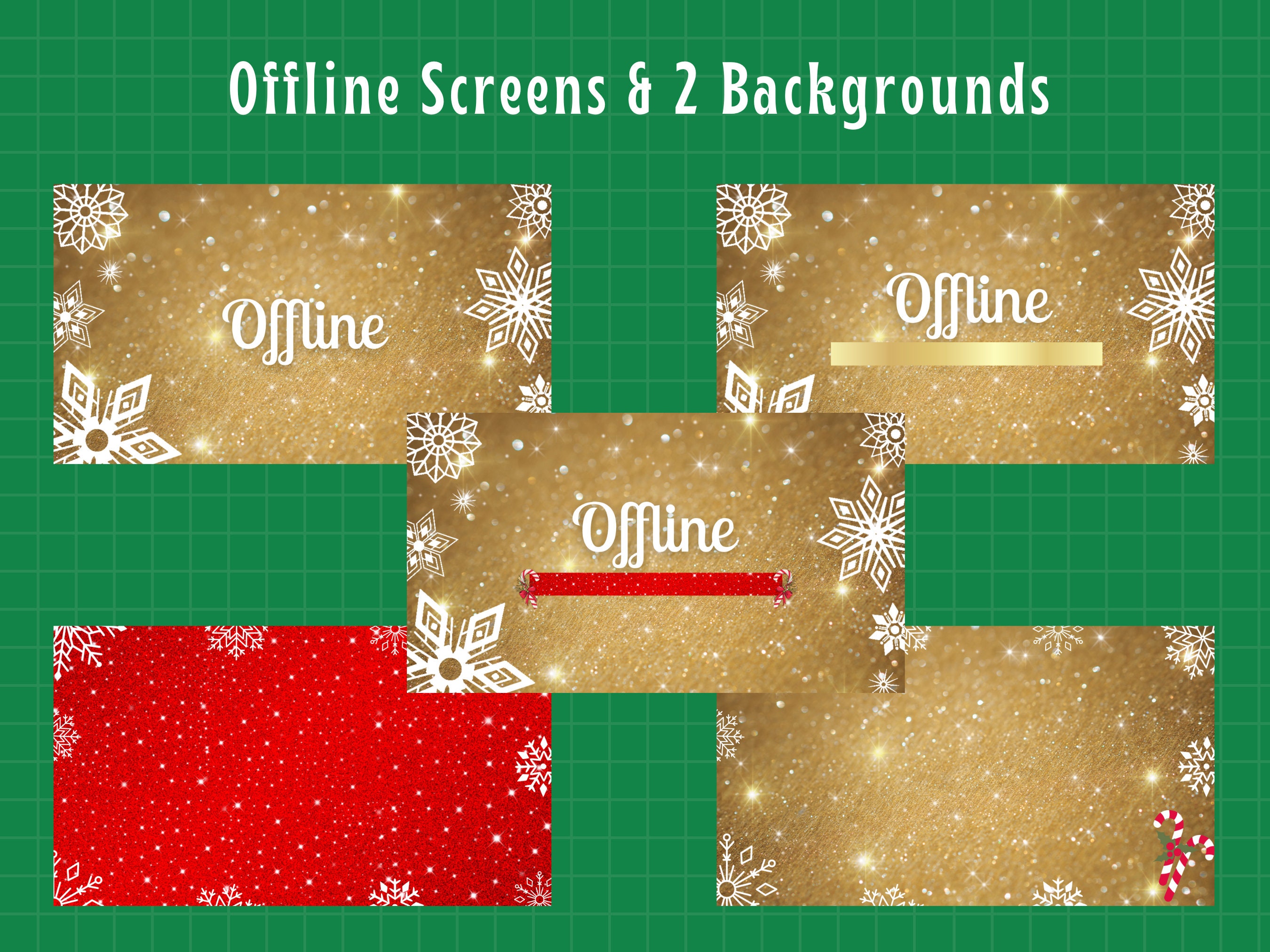 Twitch Christmas Overlay Twitch Package, Twitch Overlay Christmas ...