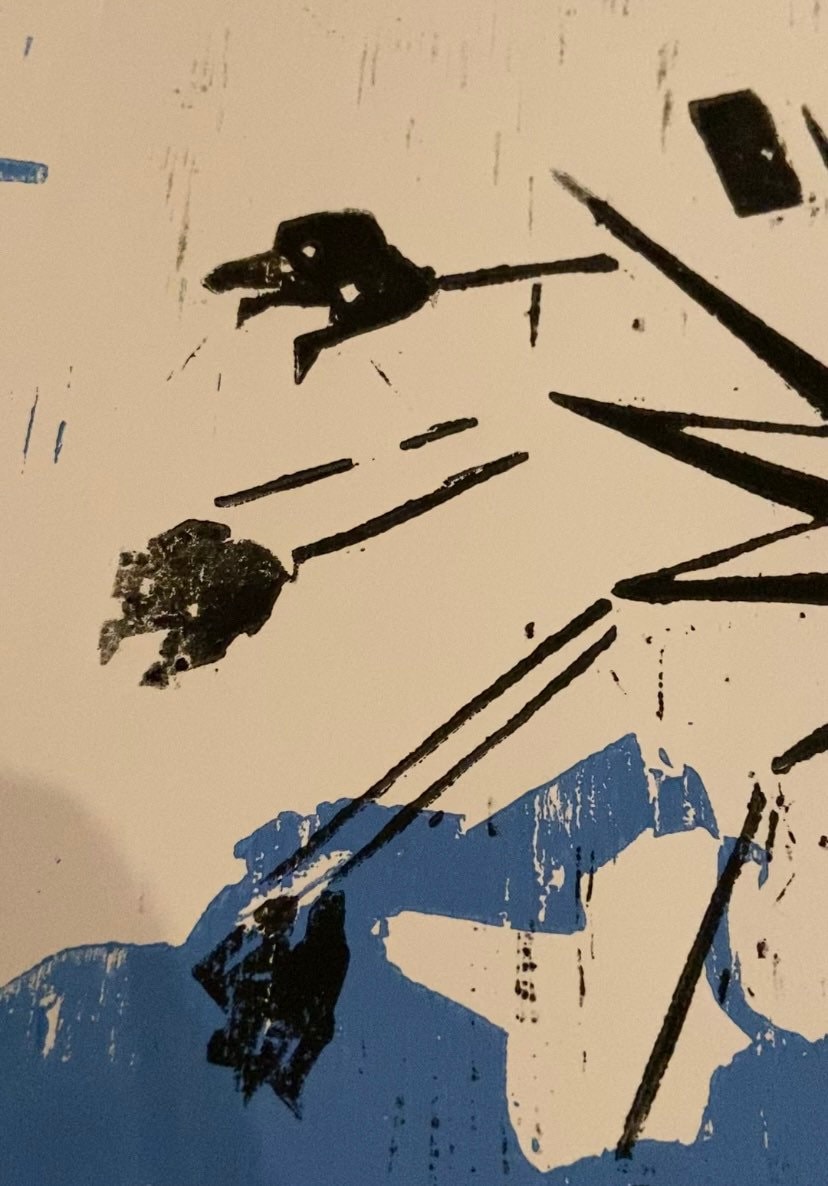 Original Color Woodcut Rummel Woodcut Print Linocut Image - Etsy