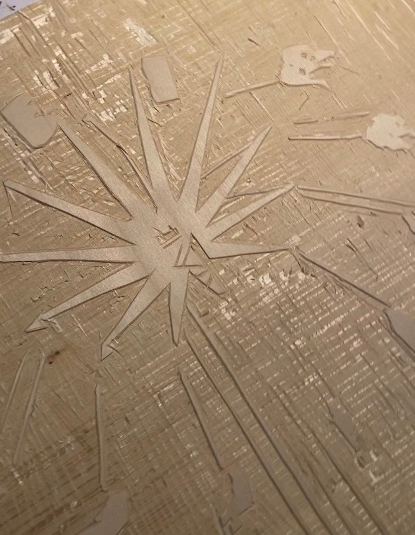 Original Color Woodcut Rummel Woodcut Print Linocut Image - Etsy