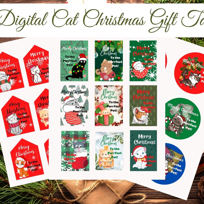 Cat Gift Tags - 60+ Gift Ideas for 2025