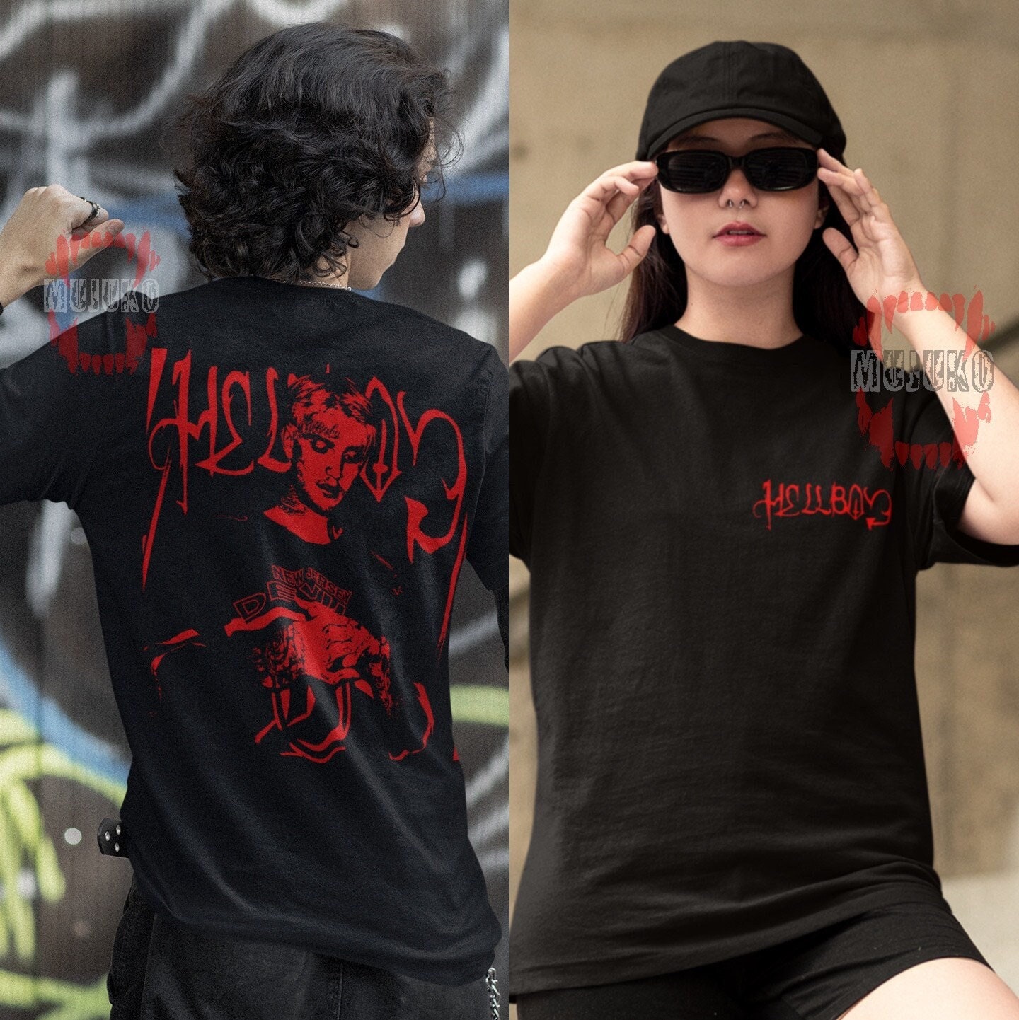Lil Peep Unisex Tshirt Hellboy Shirt Schemaposse Merch - Etsy
