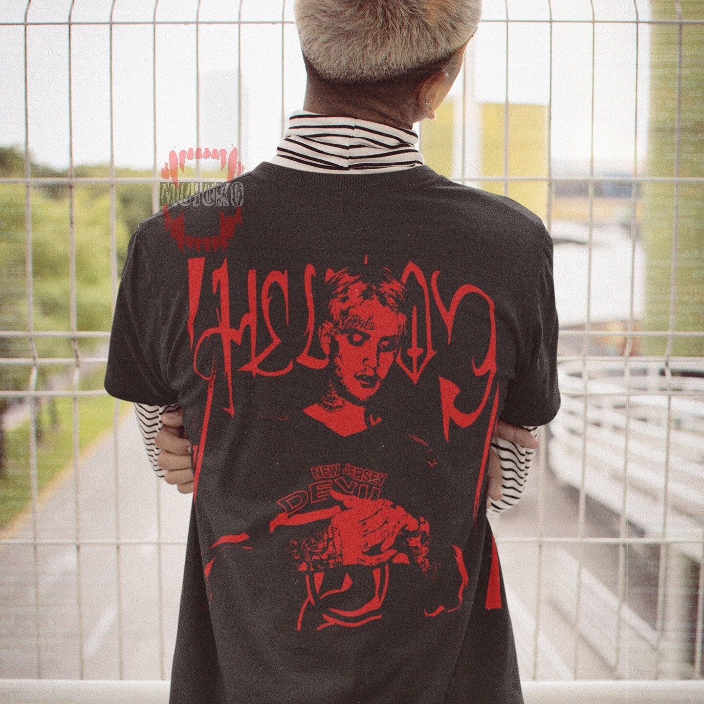 Lil Peep Unisex Tshirt Hellboy Shirt Schemaposse Merch - Etsy