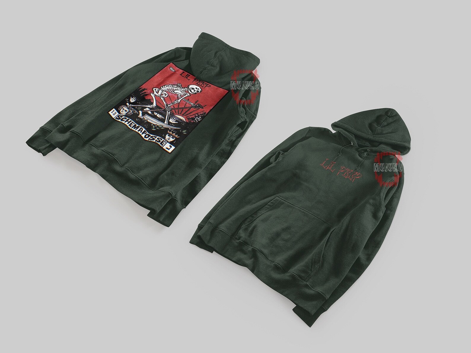 Lil Peep Unisex Hoodie Hellboy Pullover Schemaposse Merch - Etsy