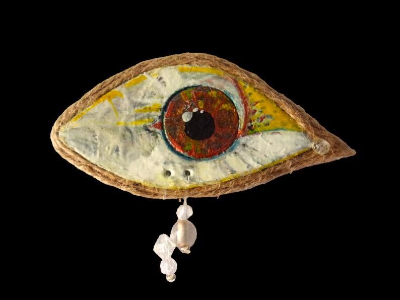 Large Eye Brooch Teardrop Crying Eye Angel Tears Brooch Large Eyeball ...