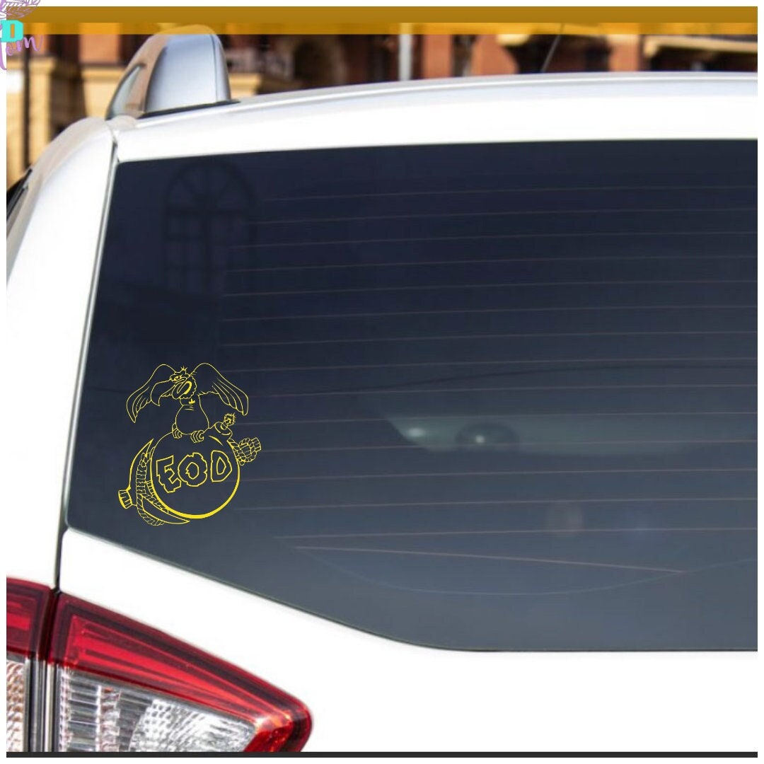Buzzard Bomb & Pick Car Decal - Etsy