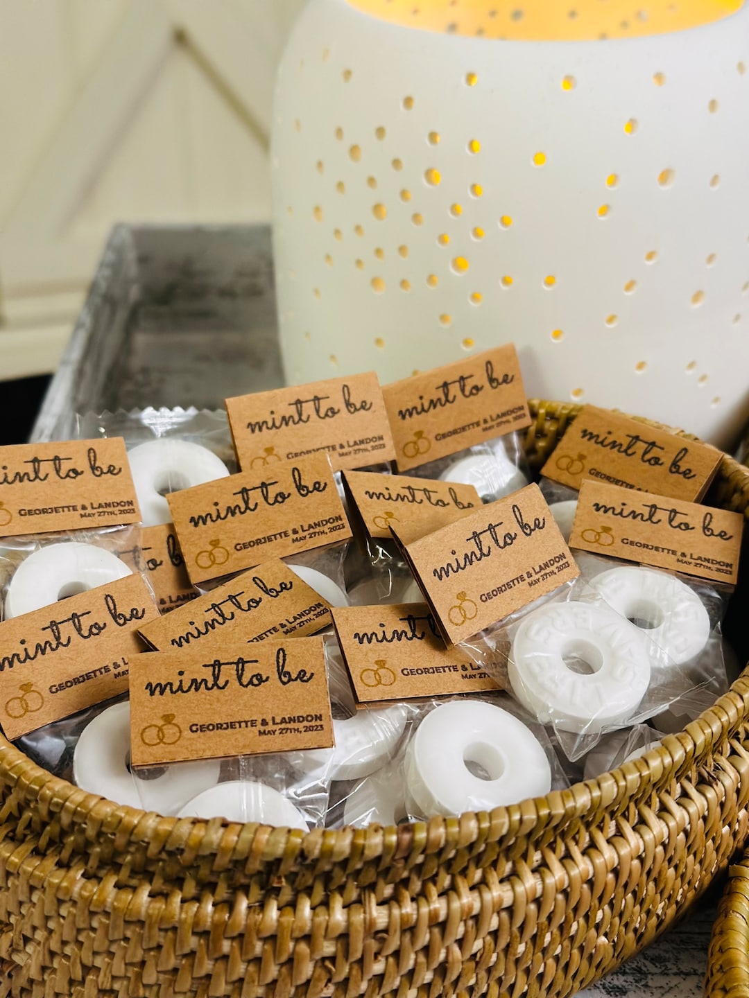 Personalized Wedding Mints | Mint to Be Favor Tags | Custom Lifesavers ...