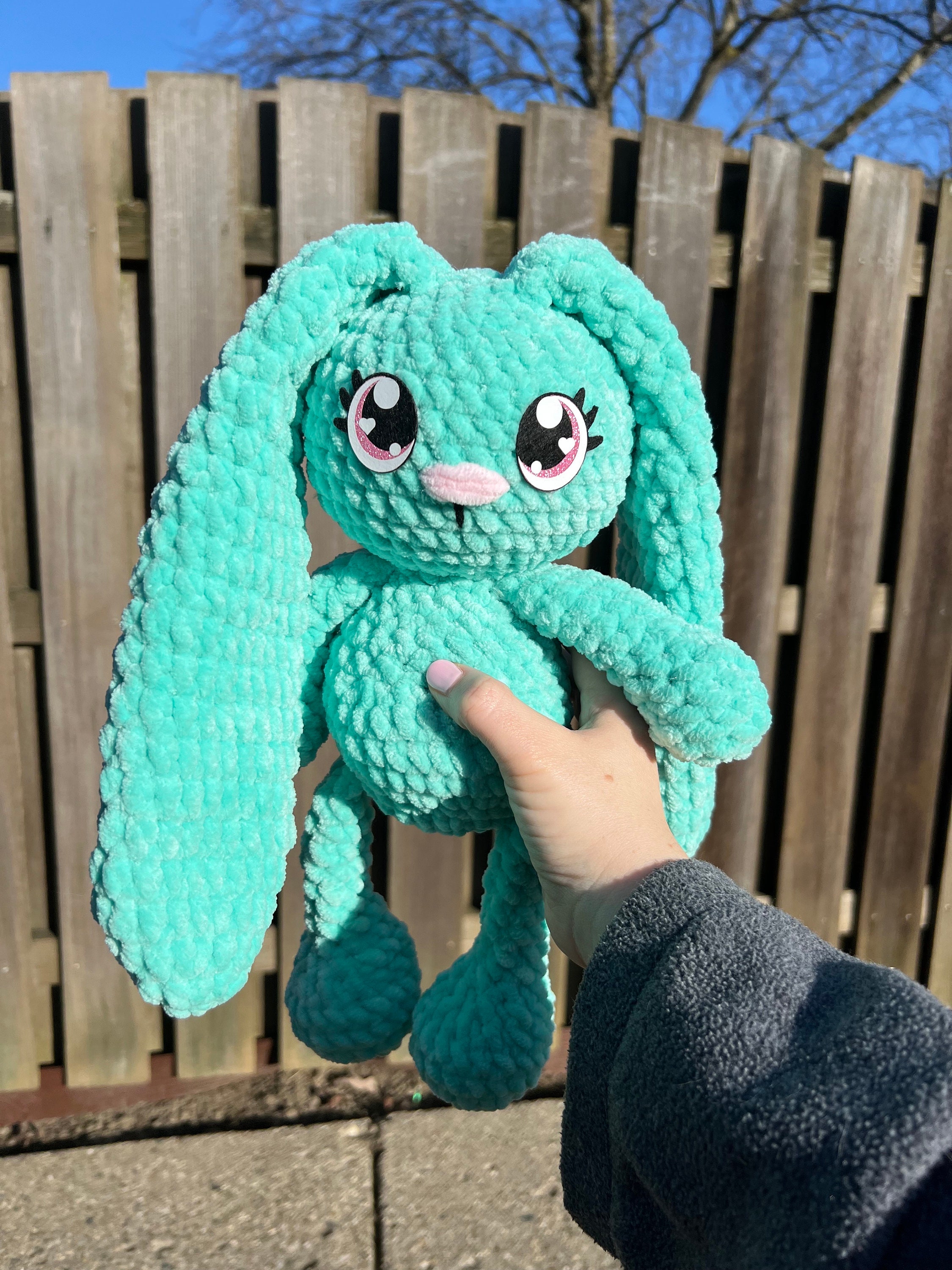 Easter Bunny Plushie, Crochet Plush, Baby Bunny, Stuffed Easter Bunny ...