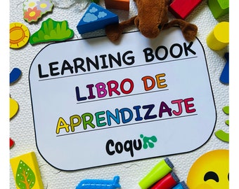 English SPANISH LEARNING BINDER for Kids, Educational Adapted Pre-k ...