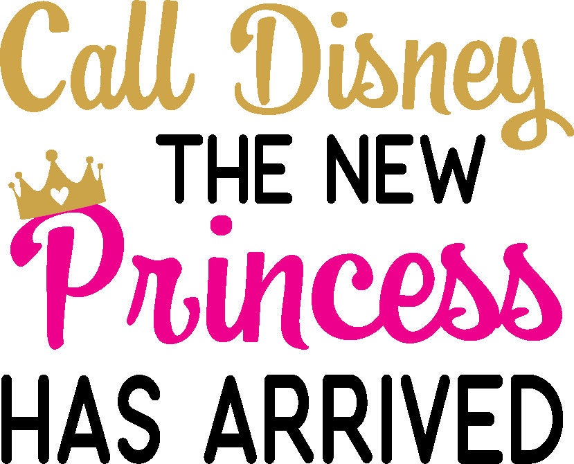 New Princess Has Arrived Svg, Png, Ai, Eps, Dxf - Etsy