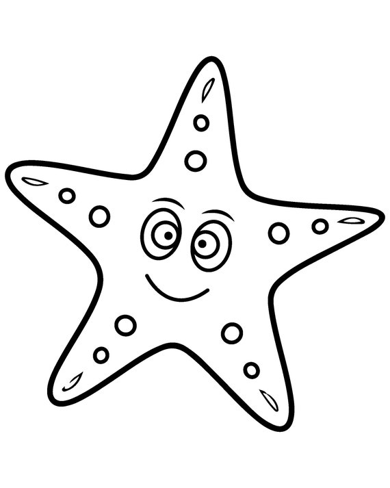 Silly Starfish Svg Png Pdf Eps Dxf - Etsy