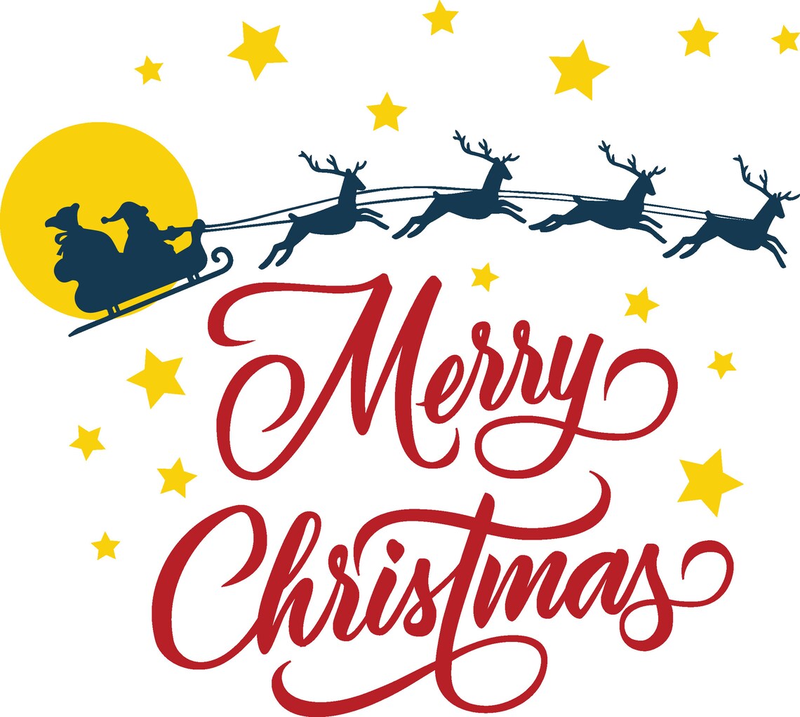 Merry Christmas Bundle SVG, PNG, DXF - Etsy