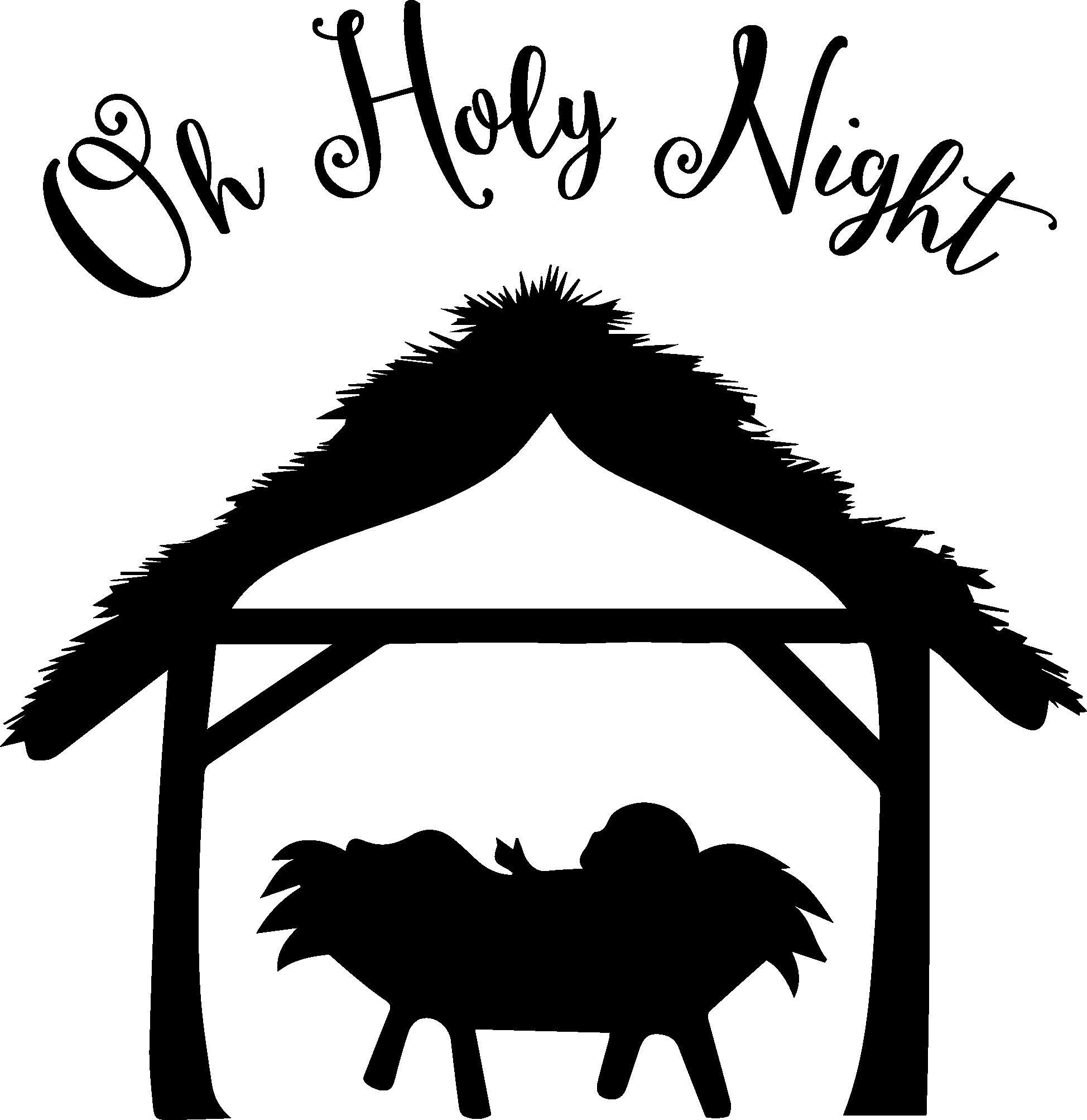 Oh Holy Night SVG, PNG, DXF - Etsy