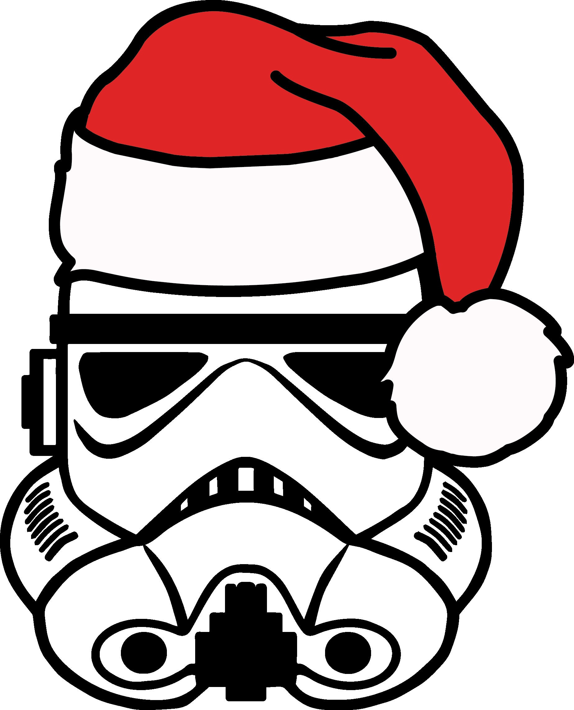 Vader and Storm Trooper Santa SVG, PNG, DXF - Etsy