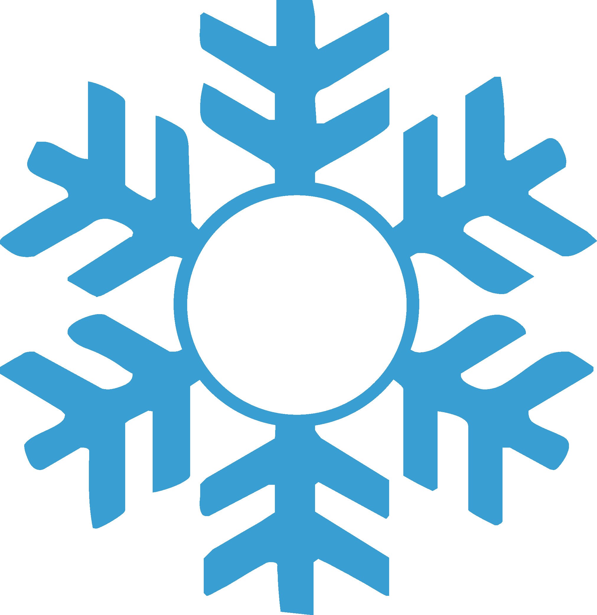 Snowflake Monograms SVG PNG DXF - Etsy