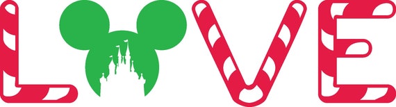 Candy Cane Love SVG PNG DXF - Etsy