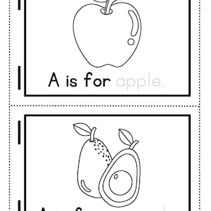 Letter of the Week Alphabet Flashcards Letter Tracing - Etsy