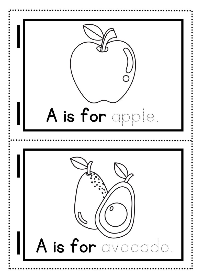 Letter of the Week Alphabet Flashcards Letter Tracing - Etsy