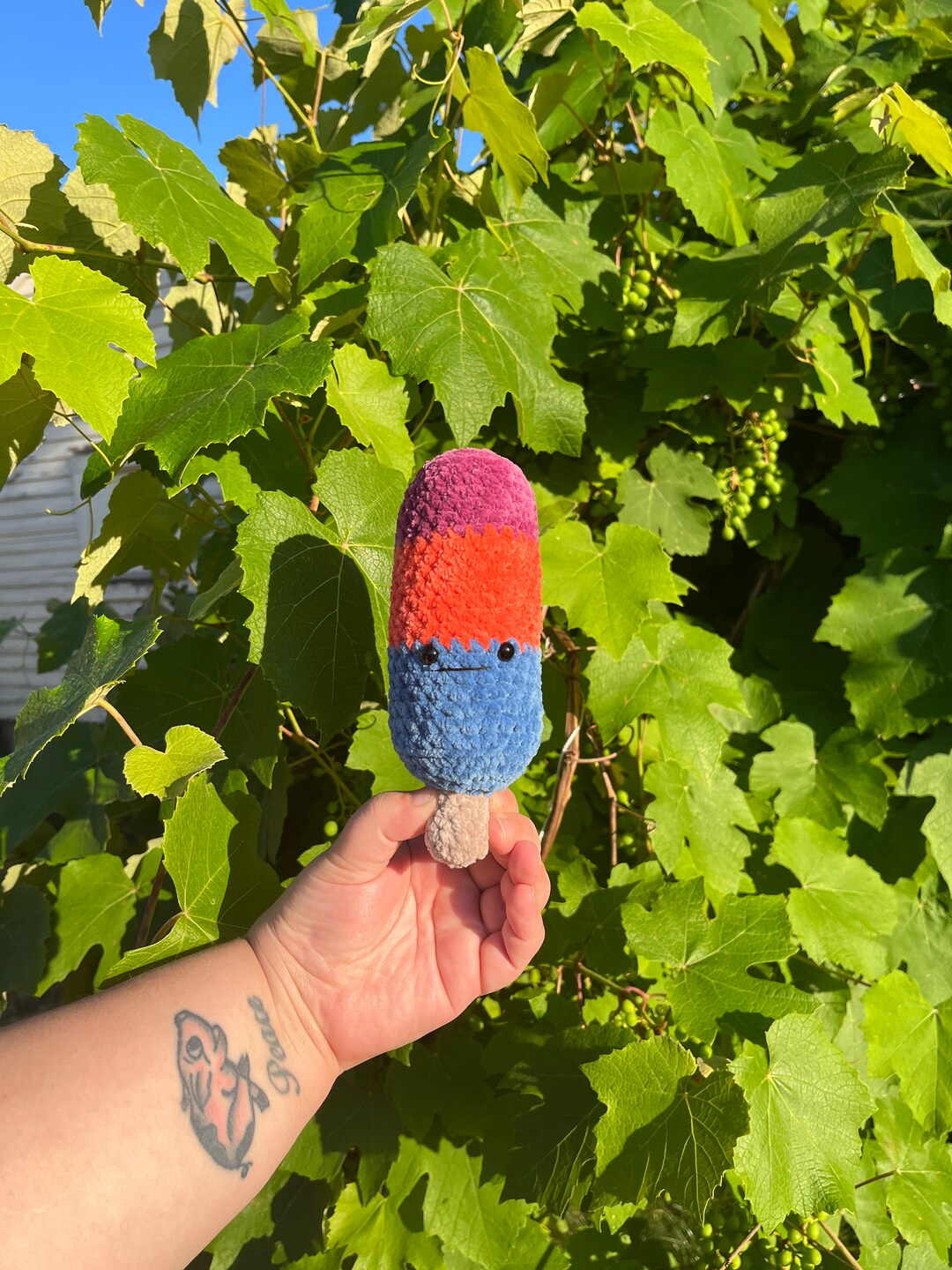 Popsicle Crocheted Stuffed Animal - Etsy