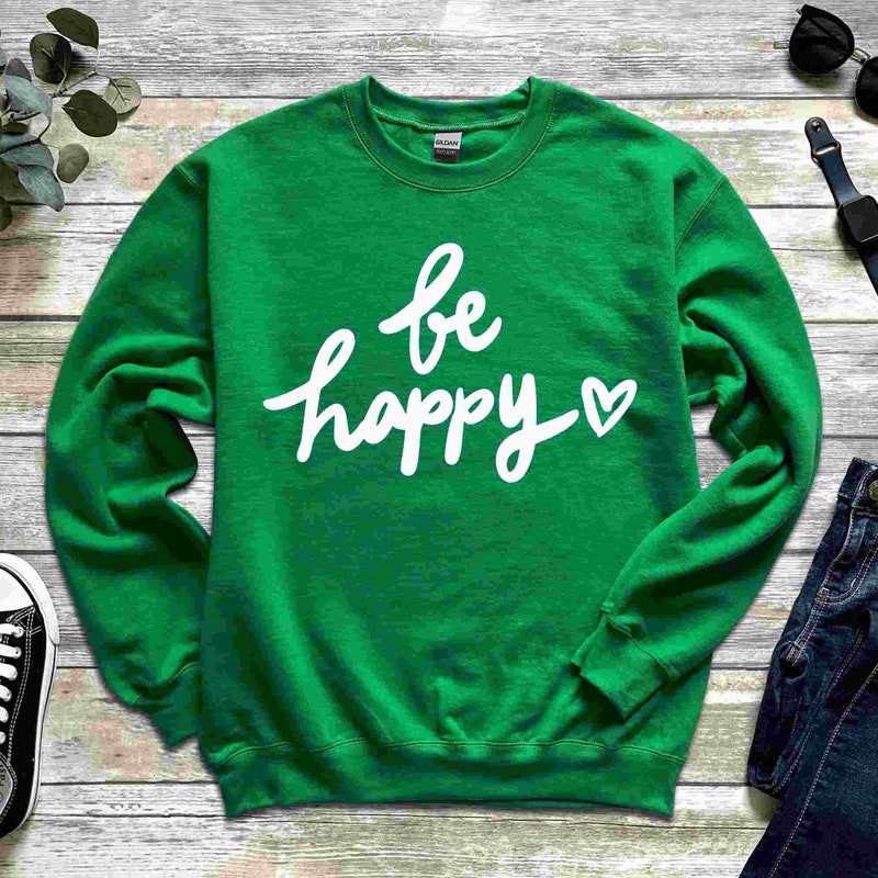 Happy Sweatshirt - Etsy