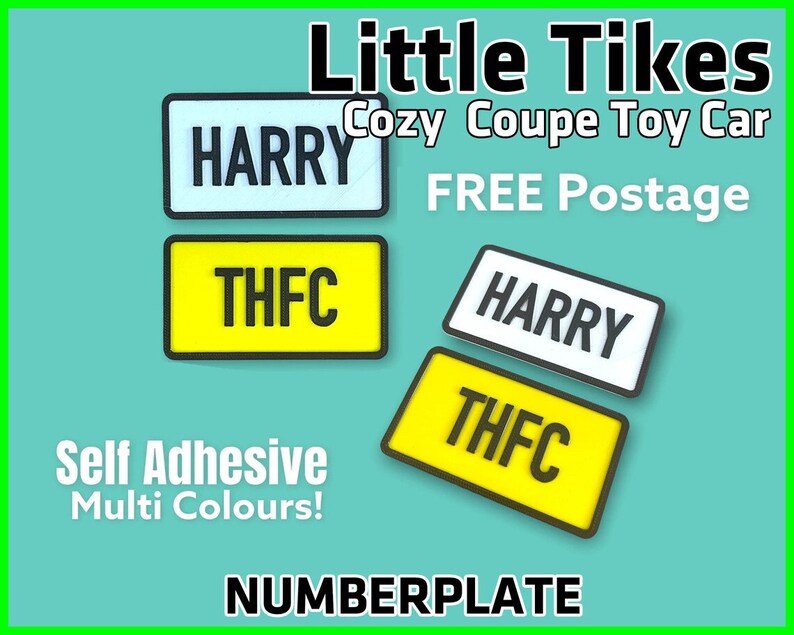 Little Tikes Cozy Coupe Toy Car Kids Ride on Car Custom - Etsy