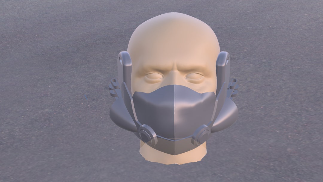 Jetstream Sam Styled Articulated Mask STL 3D Print - Etsy
