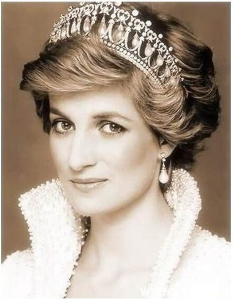 Princess Diana Mini Portrait Counted Cross Stitch Pattern PDF - Etsy