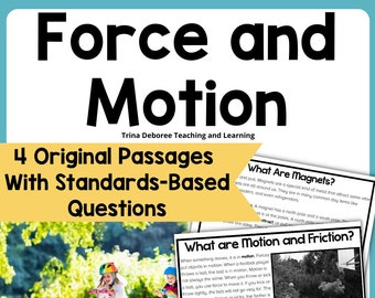 Force and Motion 2nd & 3rd Grade Science Unit Plans: Force and Motion ...